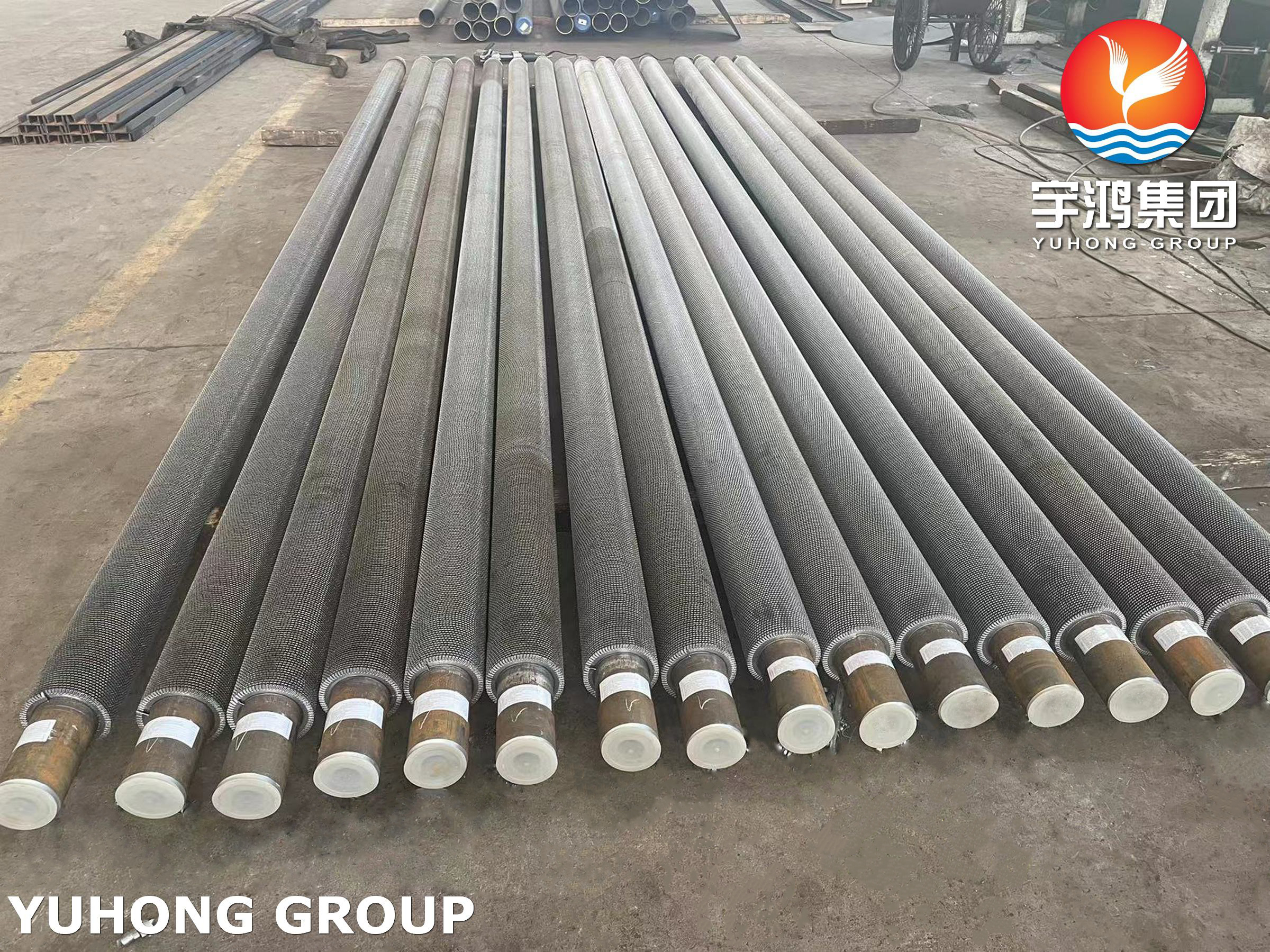 ASTM A335 P9 Serrated Fin Tube With CS Fin For HSRG System and Superheater
